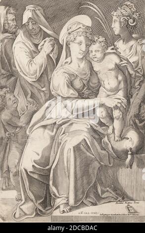 Holy Family with Saint Catherine, Francesco Torbido (attributed to ...