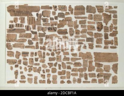 Papyri Fragments, Coptic, 7th century Stock Photo - Alamy