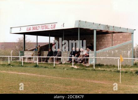 General view of Alma Swanley Football Club, Green Court Road ...
