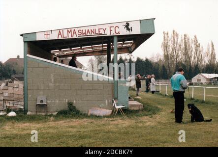 General view of Alma Swanley Football Club, Green Court Road ...