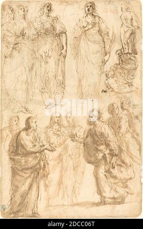 Giulio Cesare Procaccini, Scenes from the Life of Saint Peter Scenes ...