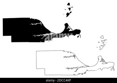 Ottawa County (Ohio) outline map set Stock Vector Image & Art - Alamy