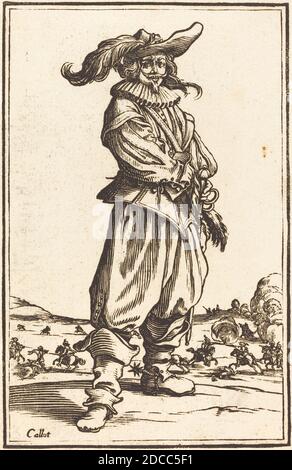 Soldier with Feathered Cap After Jacques Callot, Soldier with Feathered ...