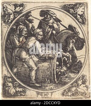 Sebald Beham, (artist), German, 1500 - 1550, Coat of Arms of H.S. Beham ...