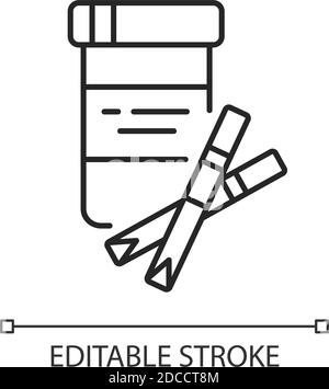 Lab test strips icon Stock Vector Image & Art - Alamy