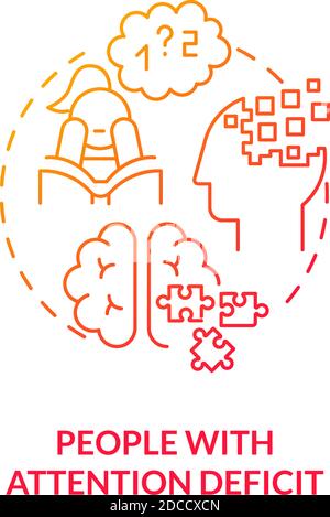 ADHD or attention deficit and hyperactivity disorders .Medical mental ...