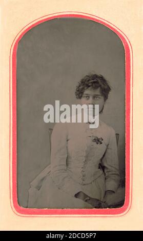 Clarissa Minnie Thompson, American Author and Educator Stock Photo - Alamy