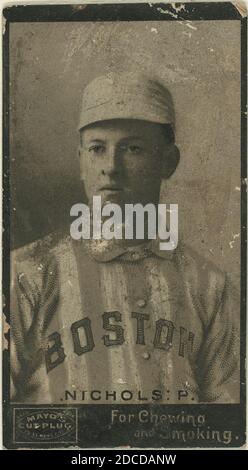 Kid Nichols, Boston Beaneaters, baseball card portrait Stock Photo - Alamy