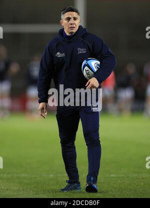 Sale Sharks attack coach Paul Deacon before the Gallagher Premiership ...