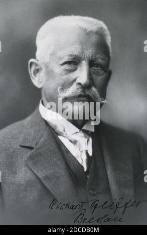 Richard Pfeiffer, German Bacteriologist Stock Photo - Alamy