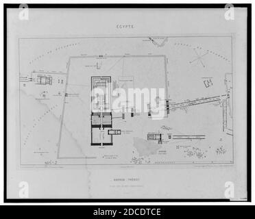 Plan of Thebes Stock Photo - Alamy