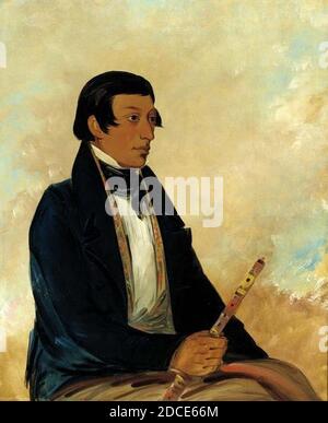 Kee-món-saw, Little Chief, a Chief. oil on canvas. Date: 1830. Museum ...