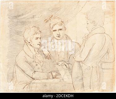 John Jackson, Young Gentlemen in Conversation Young Gentlemen in ...
