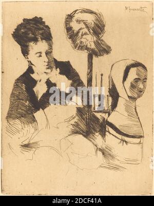 Norbert Goeneutte, (artist), French, 1854 - 1894, The Seine at ...