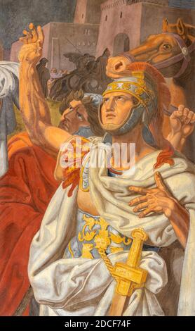 saint Longinus holy catholic church illustration Stock Photo - Alamy