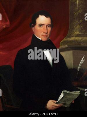 This 1839 portrait of William Rufus DeVane King depicts the American ...