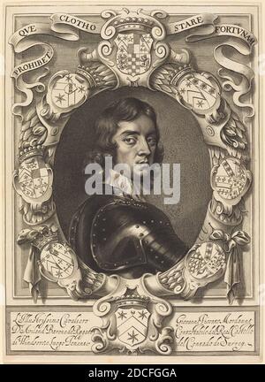 William Faithorne, (artist), English, 1616 - 1691, Sir Peter Lely ...