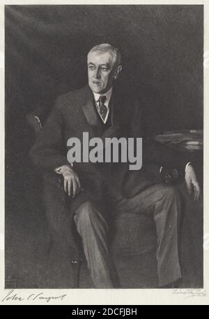 Woodrow Wilson Timothy Cole (American, 1852-1931). , 1918. Wood ...