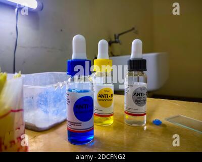 Chennai, India - July‎ ‎30‎ ‎2020 : ANTI ABD KIT BLOOD GROUPING KIT For ...