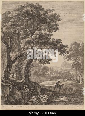 Herman van Swanevelt, The Mule Driver The Mule Driver Stock Photo - Alamy