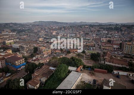 September 14, 2020, Kampala, Uganda: Aerial view of Kampala City during ...