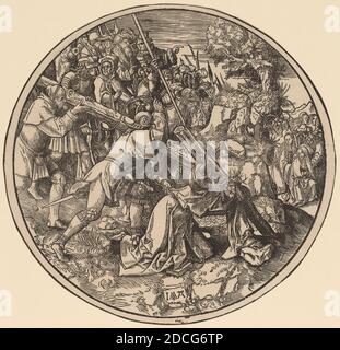 The Round Passion: Christ Carrying the Cross, 1509. Lucas van Leyden ...