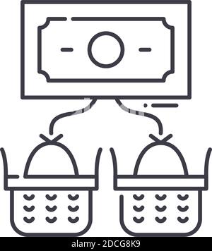 diversification vector icon isolated on transparent background ...