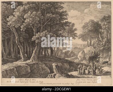 The birth of Adonis. Etching by H. van Swanevelt Stock Photo - Alamy