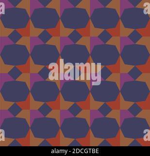 Colored Hypnotic Background Seamless Pattern. Illustration Stock Photo ...