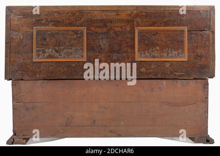 chest, Anonymous, 1590, djati wood, satinwood, burnt-in, General: 57 × ...