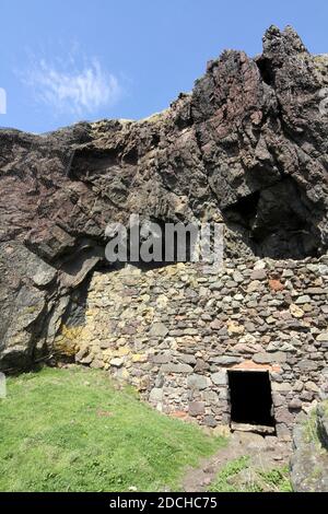 South Ayrshire, Scotland, UK Bennane The entrance to the cave where ...