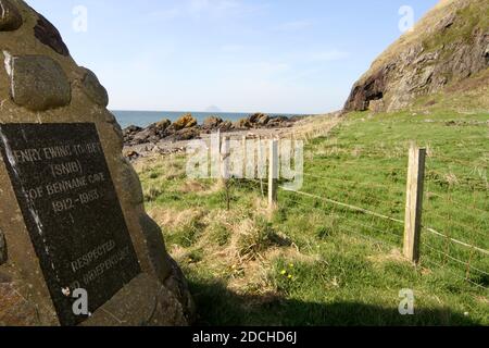 South Ayrshire, Scotland, UK Bennane The entrance to the cave where ...