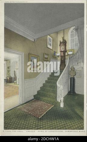 The Hall, Craigie, home of Longfellow, Cambridge, Mass., c.between 1910 ...