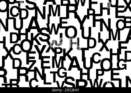 Creative and modern background with letters Stock Photo - Alamy