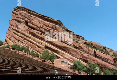 Red Rocks Amphitheatre Stock Photo - Alamy