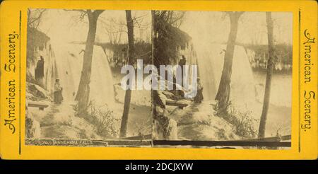 Minnehaha Falls., still image, Stereographs, 1850 - 1930 Stock Photo ...