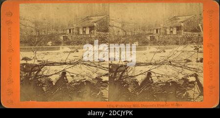 Finishing mill, Dupont's powder works, Brandywine Creek., still image ...