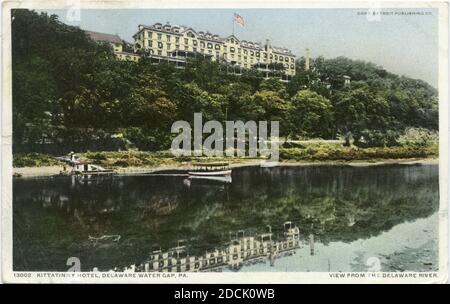 Kittatinny Hotel. Delaware Water Gap. 1920 Stock Photo - Alamy