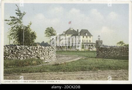 Hotel Ausable Chasm, Ausable Chasm, N. Y., still image, Postcards, 1898 ...