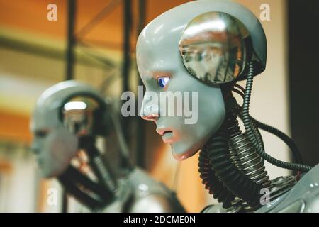 Robotic human prototype. Technology and the concept of the future of ...