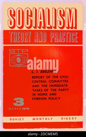 Photo of a Propaganda booklet Socialism theory and practice given to ...