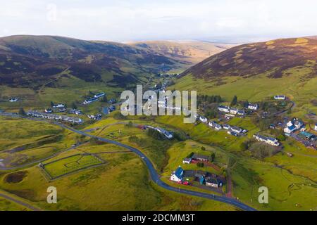 Village of Wanlockhead, Dumfrieshire, the highest village in Scotland ...