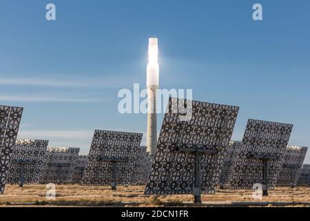 Gemasolar power station is the first commercial solar plant with ...