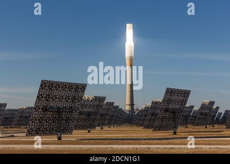 Gemasolar power station is the first commercial solar plant with ...
