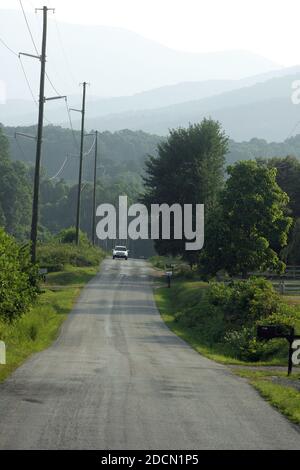 Rural unmarked road in the countryside Stock Photo - Alamy
