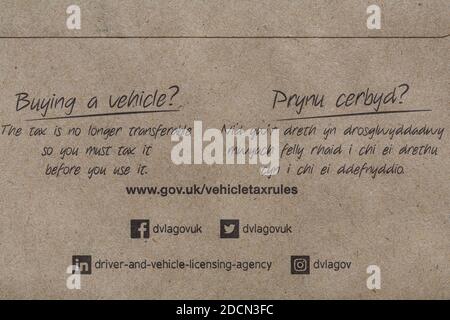 Buying a vehicle The tax is no longer transferable so you must tax it ...