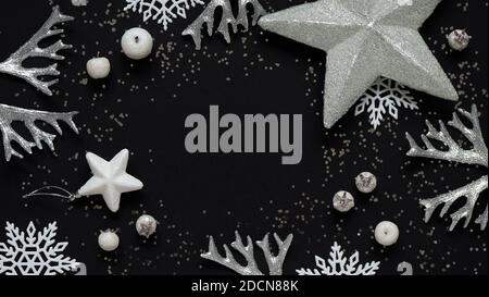 calendar with black 31 december word and christmas decor Stock Photo ...