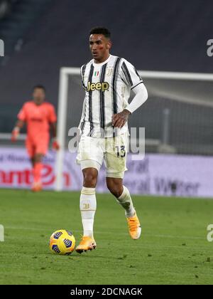 Danilo Da Silva of Juventus FC runs during the warm up before the Serie ...