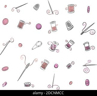 Thread reel, sewing machine, bobbin, pugwitz and other equipment ...