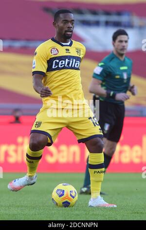 Wylan Cyprien of Parma Calcio 1913 during the Serie A match between AS ...